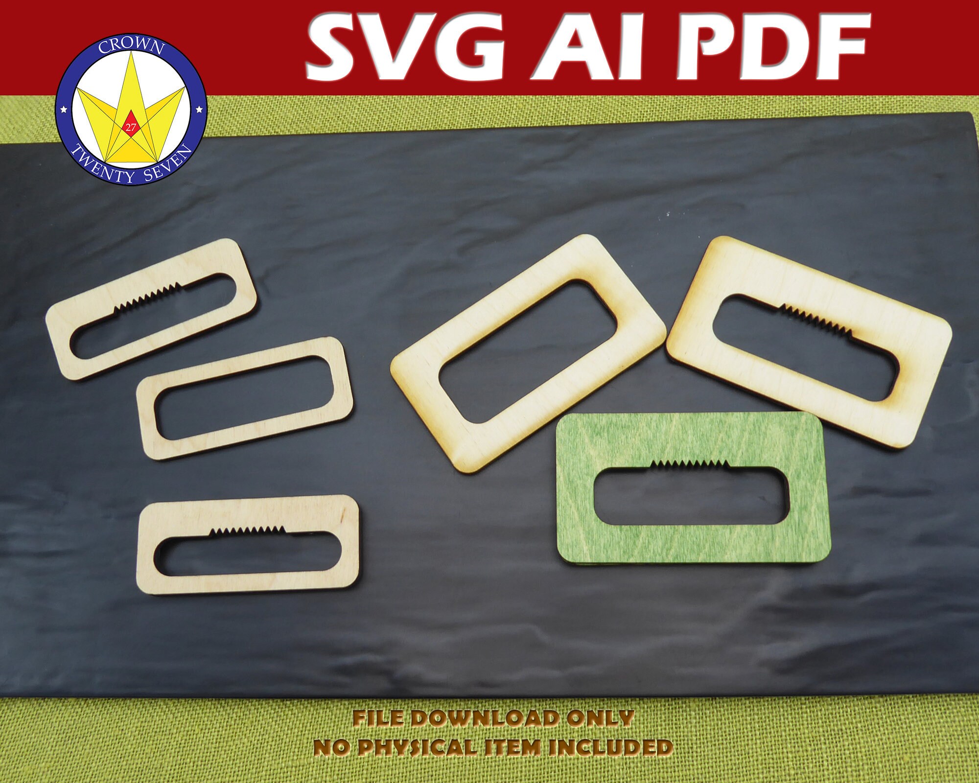Sawtooth Sign/picture Hangers Svg Ai PDF Laser Cut Files - Etsy