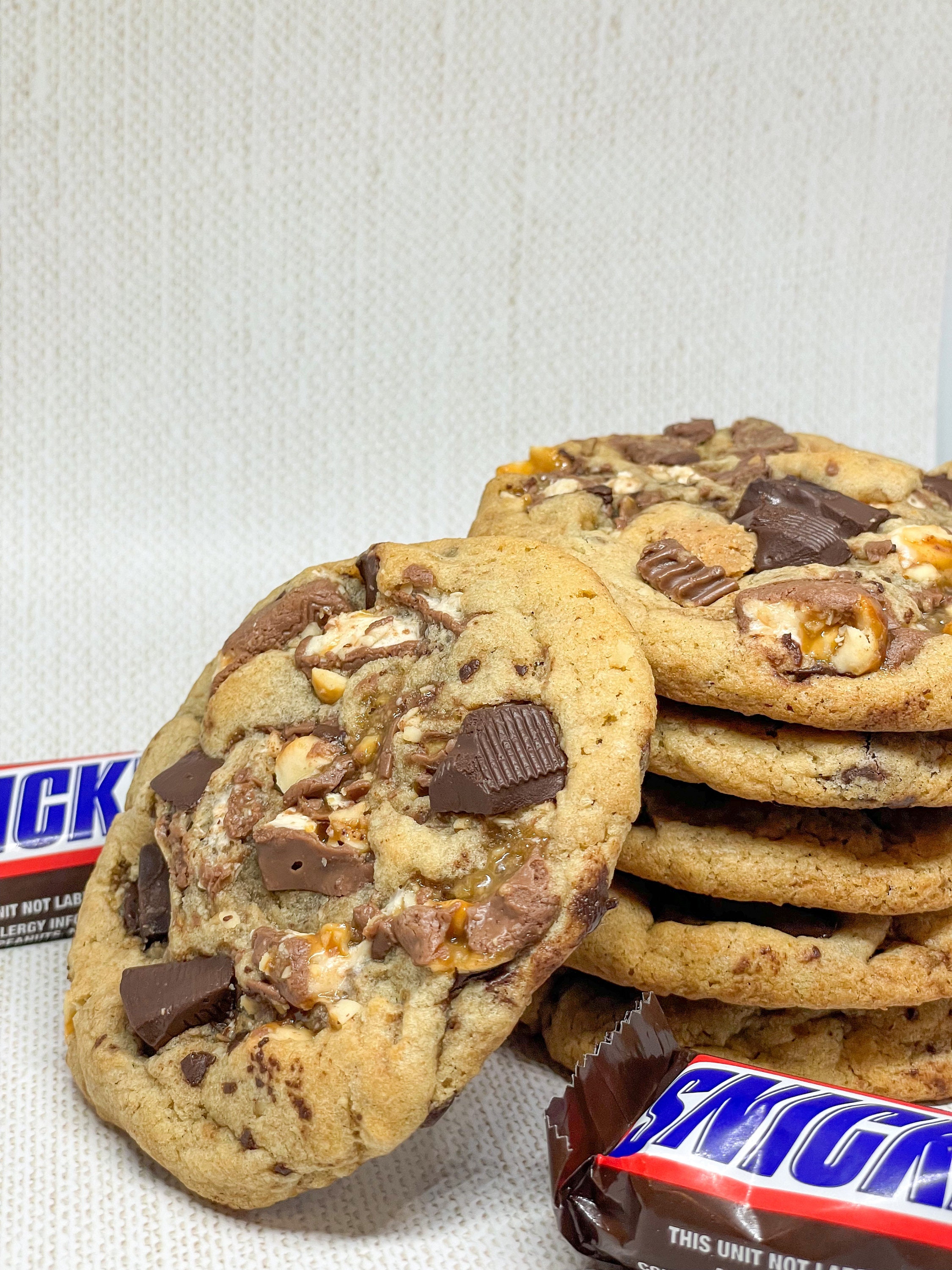 Don Miggys Chocolate Caramel Peanuts Snickers Cookie - Etsy