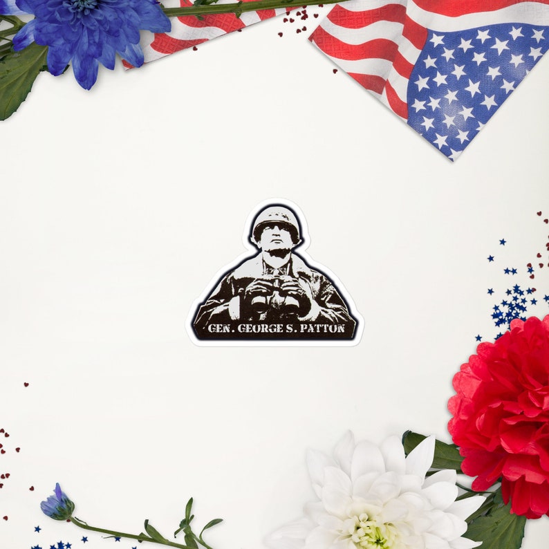 General George S. Patton Sticker (different Sizes) - Etsy