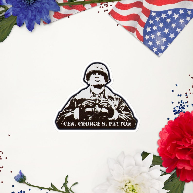 General George S. Patton Sticker (different Sizes) - Etsy