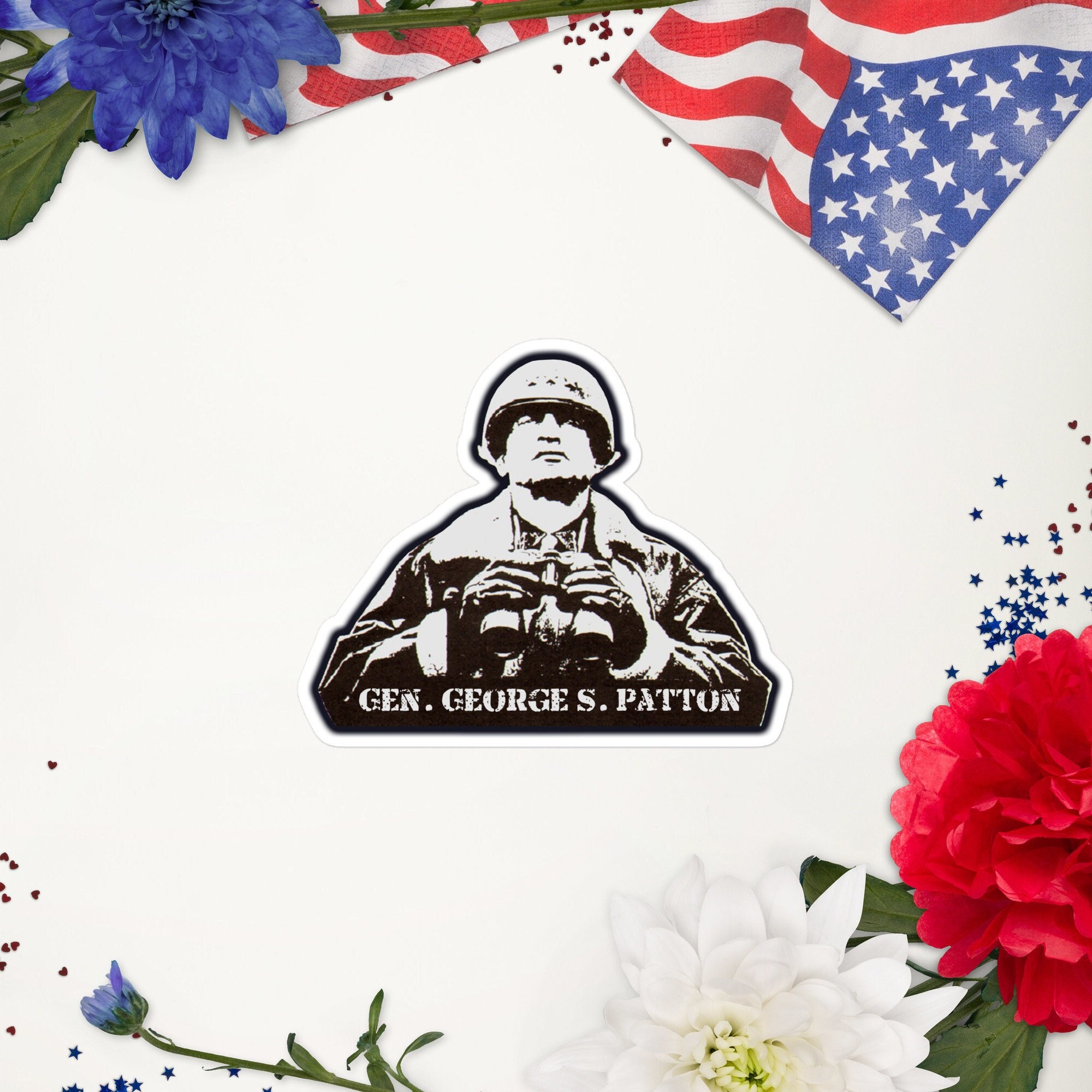 General George S. Patton Sticker (different Sizes) - Etsy