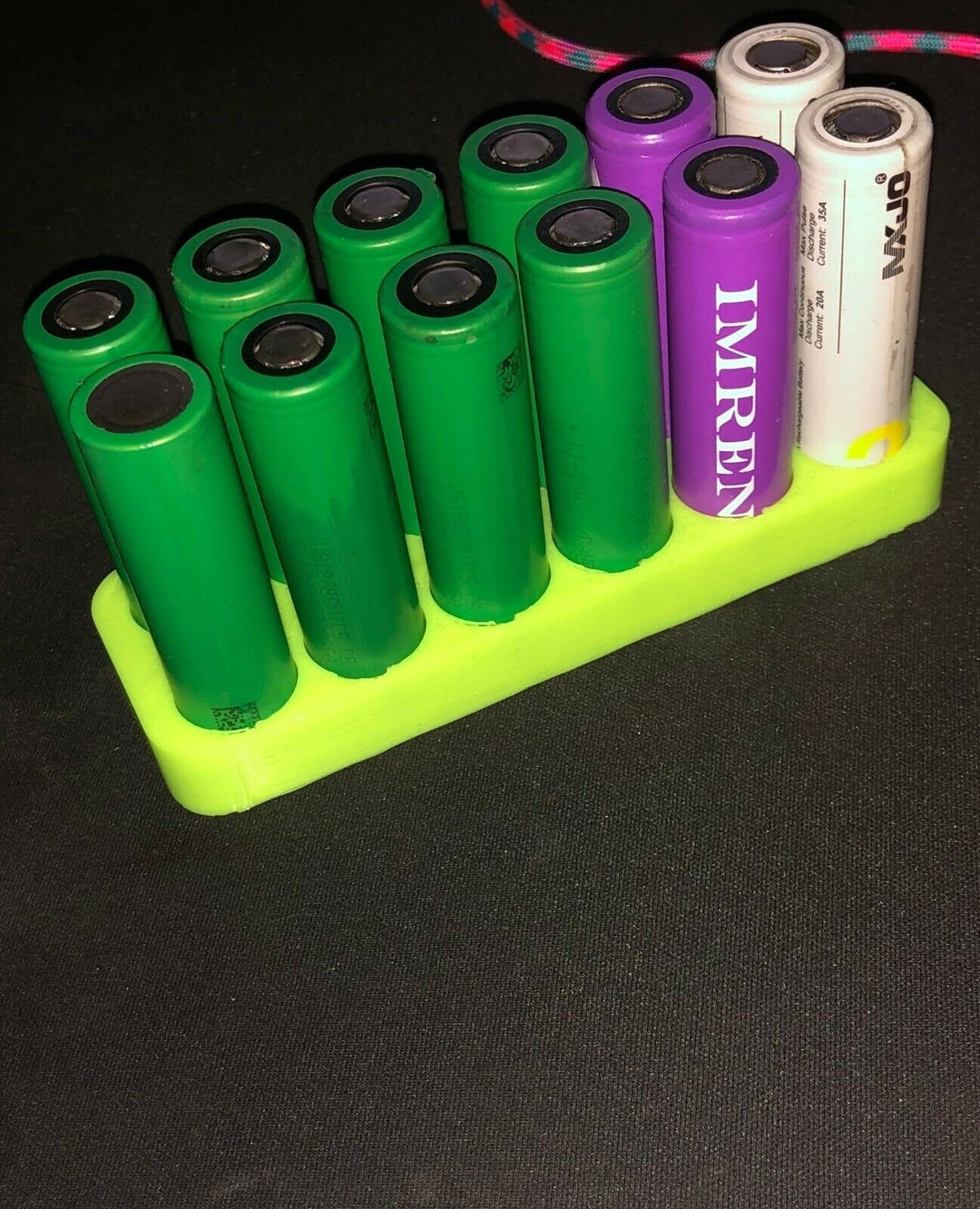 12x 18650 Tray 3D Printed BATTERY HOLDER - Etsy