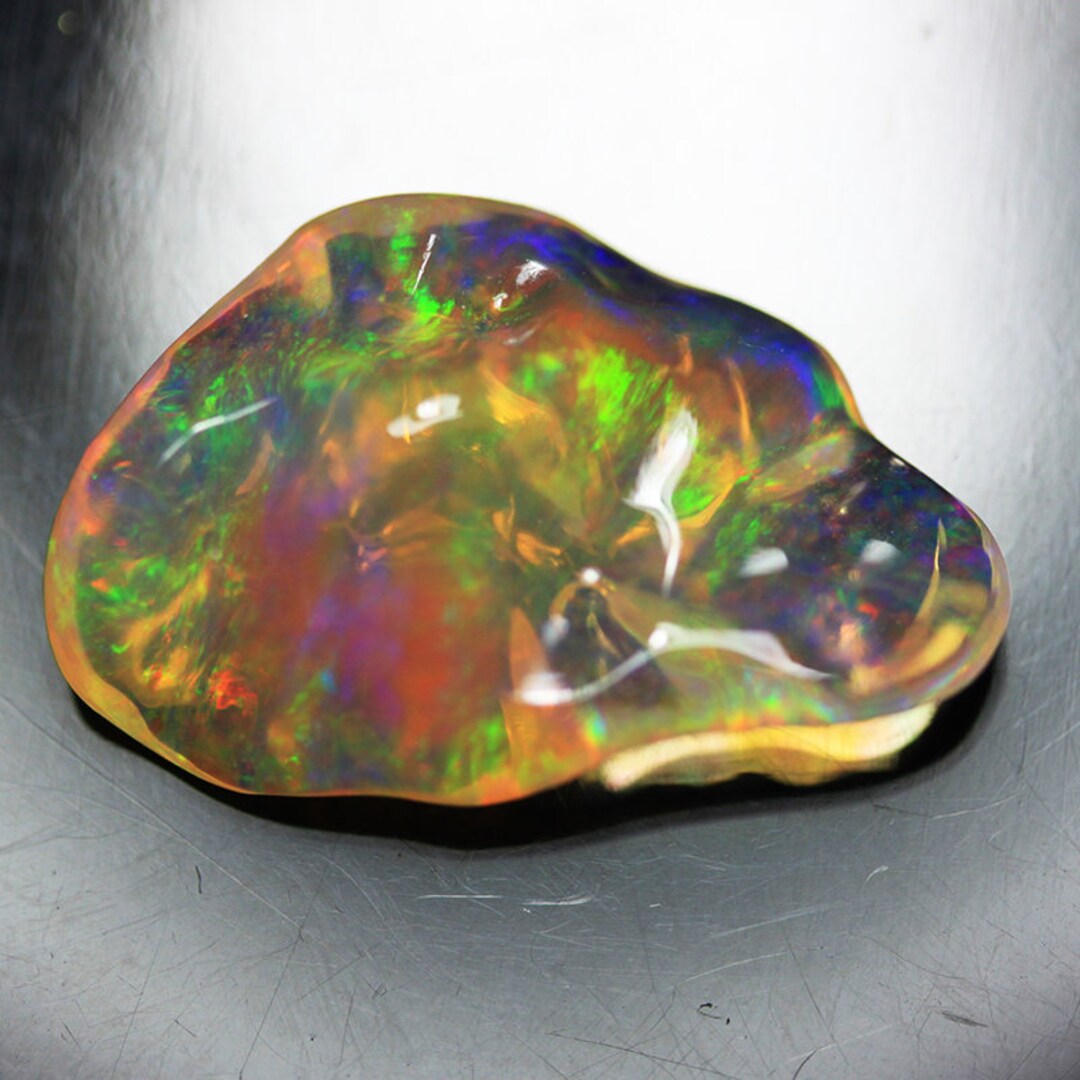 Attractive Mexican Multi Color Jelly Fire Opal Tumbles 7.45 Ct - Etsy