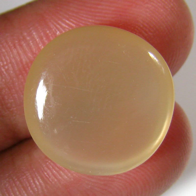 11.55 Ct Natural Whitish Yellow Moon Stone Loose Gemstone - Etsy UK