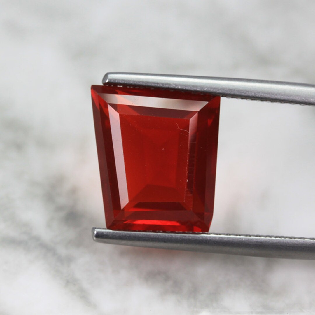 Wonderful Reddish Orange Color Natural Fire Opal Fancy Cut 5.50CT - Etsy