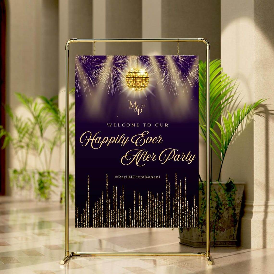 Cocktail & Reception Welcome Sign | Wedding Decor | Reception Party ...