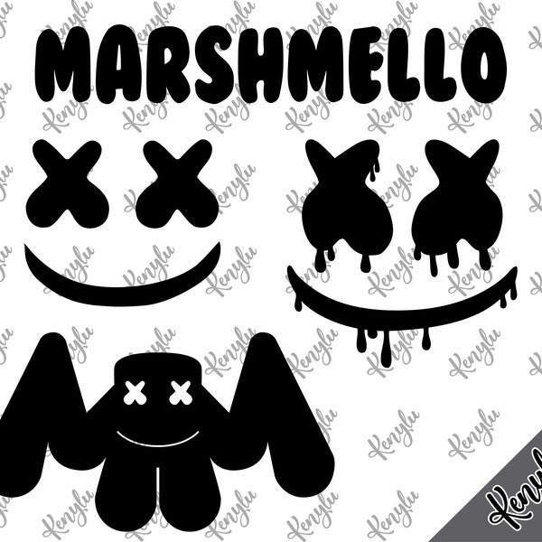 Dj Marshmello Svg - Etsy