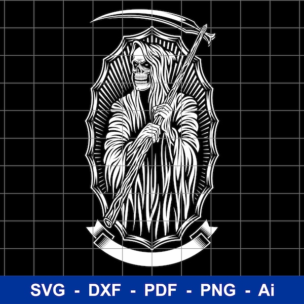 Santa muerte svg - Etsy México