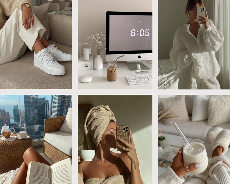 Clean Girl Aesthetic Stock Photos | Minimal Luxury Social Media Images ...