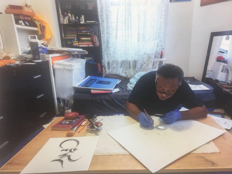 Emptiness. Calligraphy Art by Jamyang Dorjee Chakrishar. Museum-quality ...