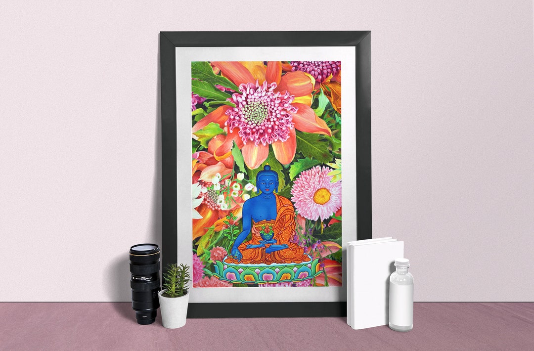 Medicine Buddha: the Healer. Tibetan Contemporary Art by Karma Phuntsok ...