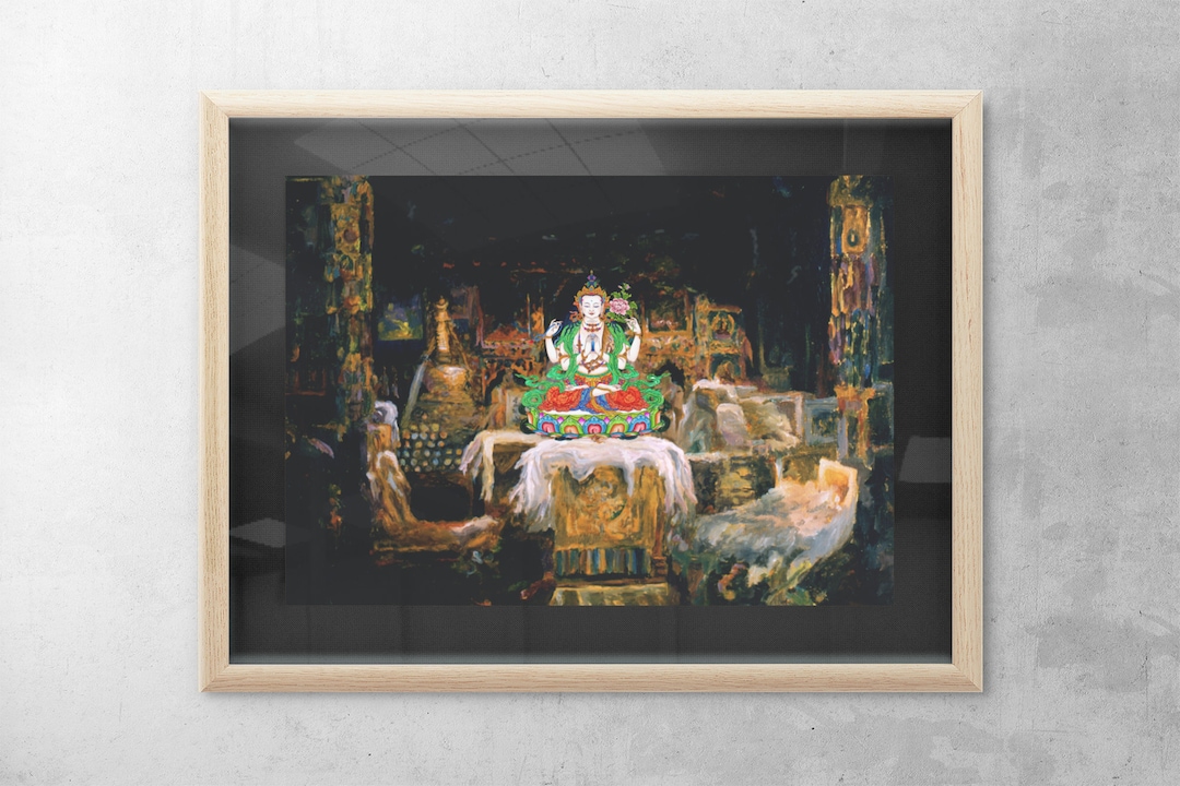 Inside the Jokhang. Tibetan Contemporary Art by Karma Phuntsok. Museum ...