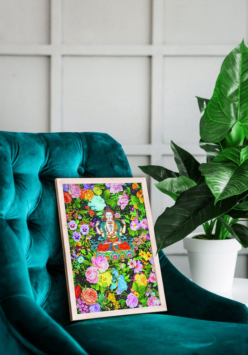 Chenrezig: Compassion Series 4. Tibetan Contemporary Art by Karma ...