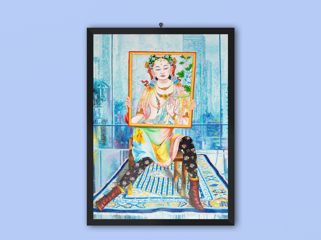Self-reflection: Me & Tara. Tibetan Contemporary Art by Karma Phuntsok ...