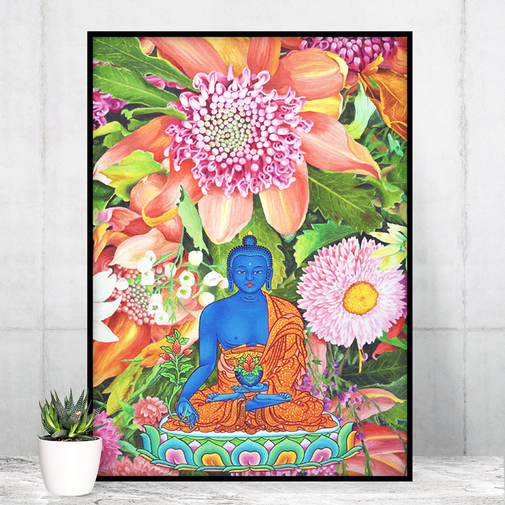 Medicine Buddha: the Healer. Tibetan Contemporary Art by Karma Phuntsok ...