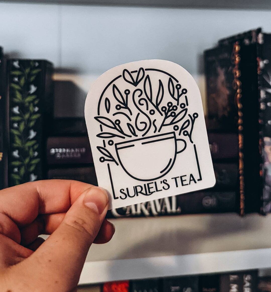 Suriel's Tea Sticker the Suriel Sticker ACOTAR Inspired Clear Sticker ...