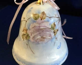 Nativity Scene Illuminated Porcelain Bell Christmas Ornament - Etsy