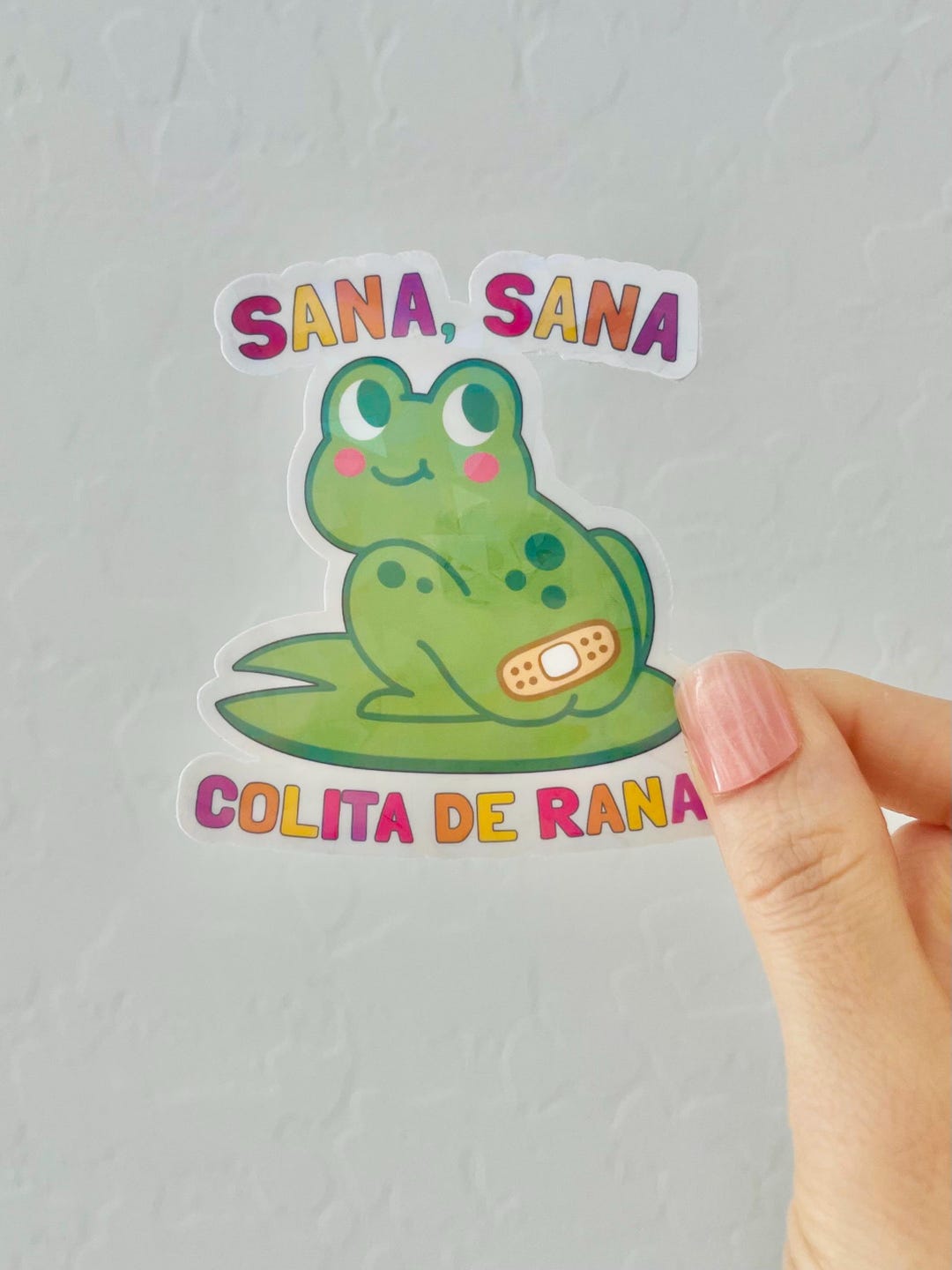 Sana Sana Colita De Rana Sticker, Girly Sticker, Mama Sticker, Latina ...