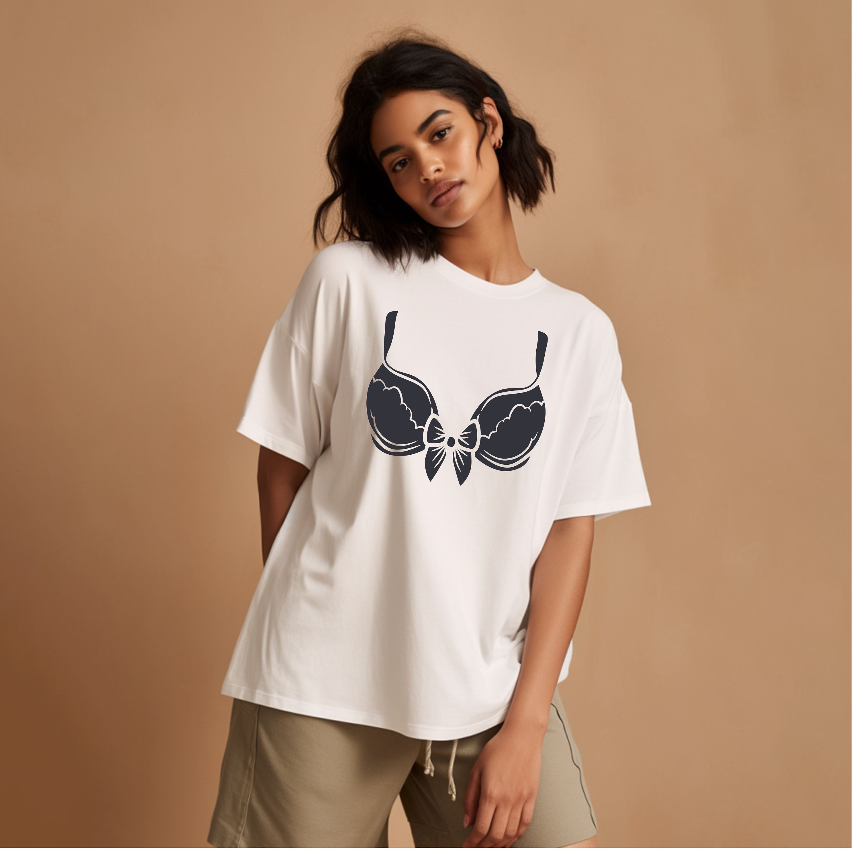 No Bra Shirt, Lingerie Tee Shirt, Lingerie Inspired Shirt, Bridal ...