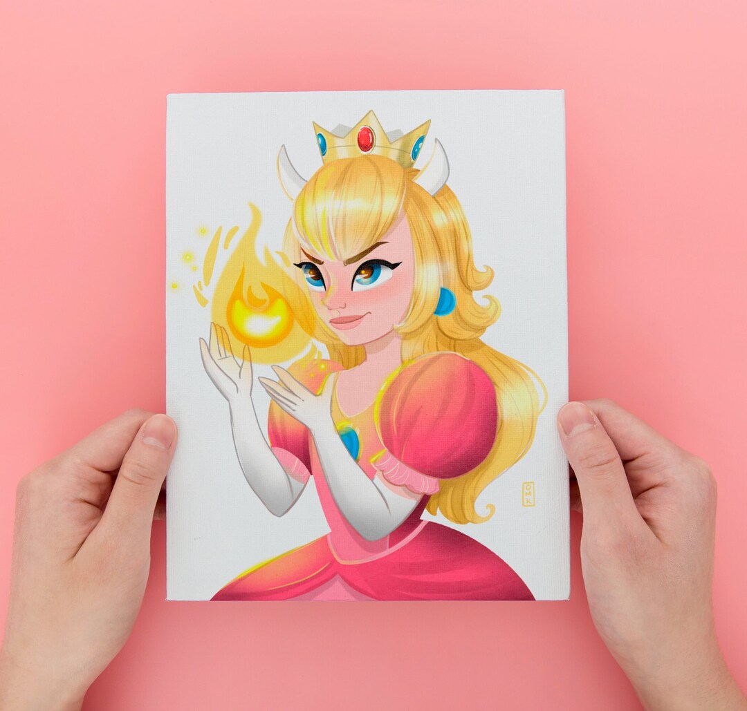Princess Peach Fan Art Printable - Etsy