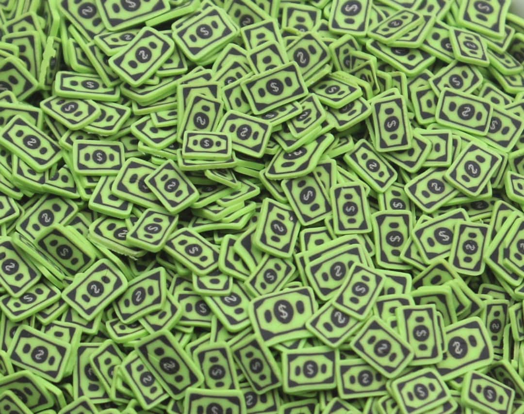 Kawaii Money Polymer Clay Slices: Fake Sprinkles for Slime, Resin ...