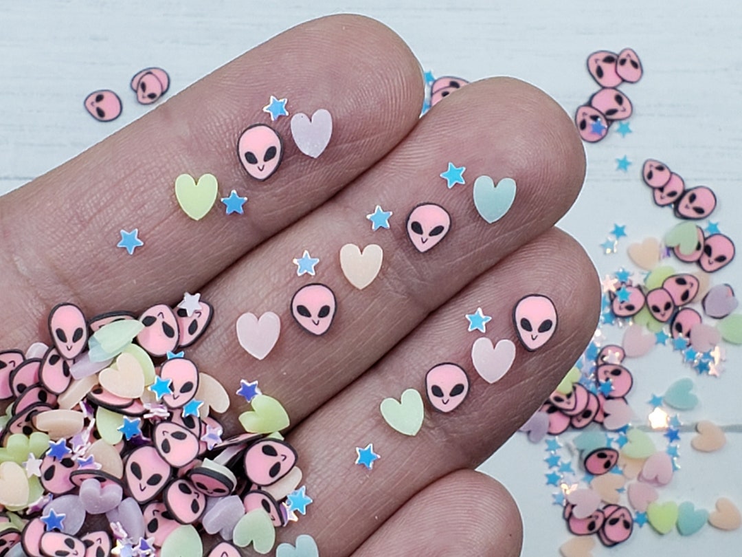 CREATE2SELL Exclusive! Kawaii PINK ALIEN in LOVE Glow in the Dark Mix ...