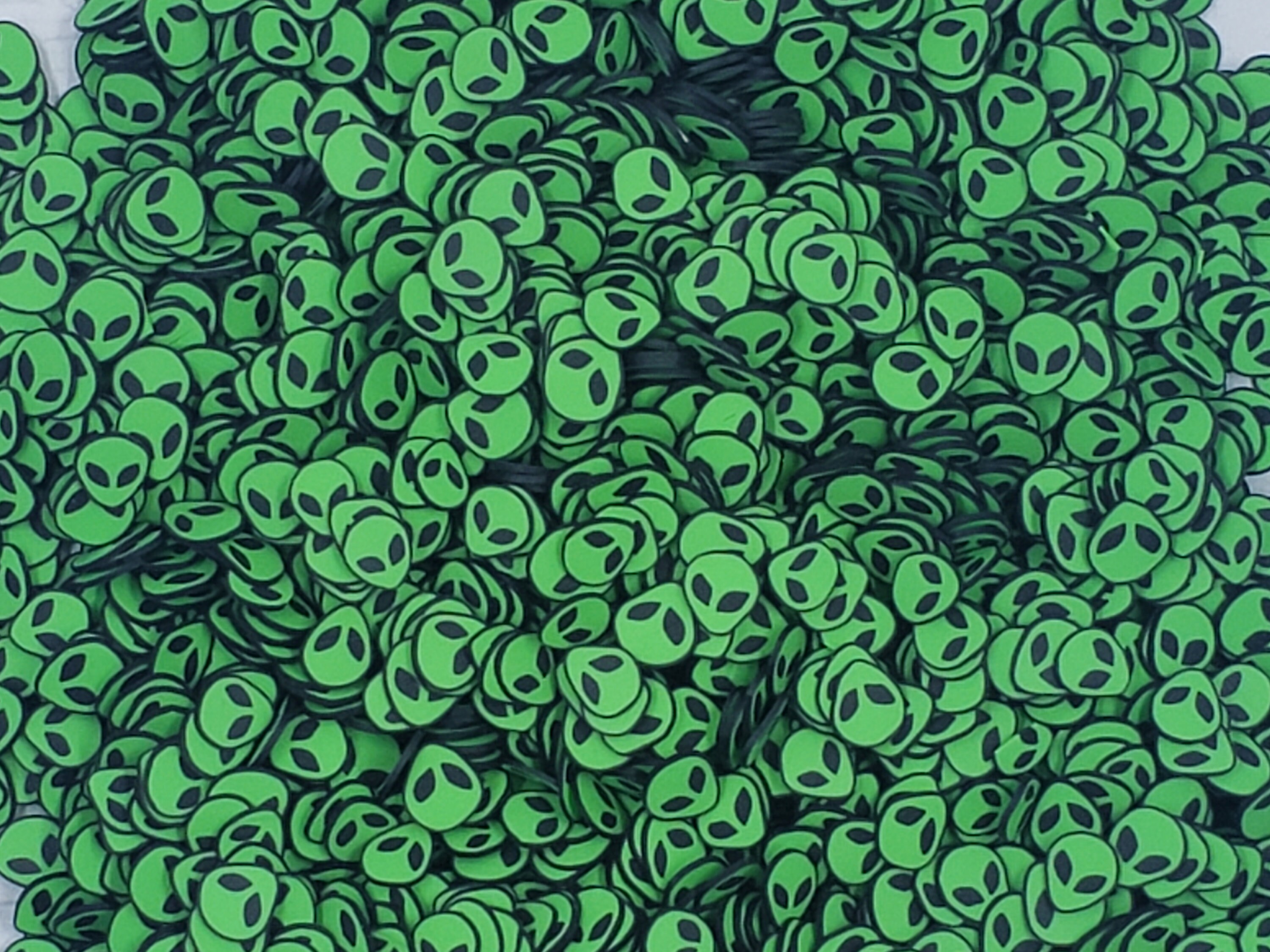 KAWAII ALIEN Green GUY Out of Space Sprinkles Polymer Clay | Etsy