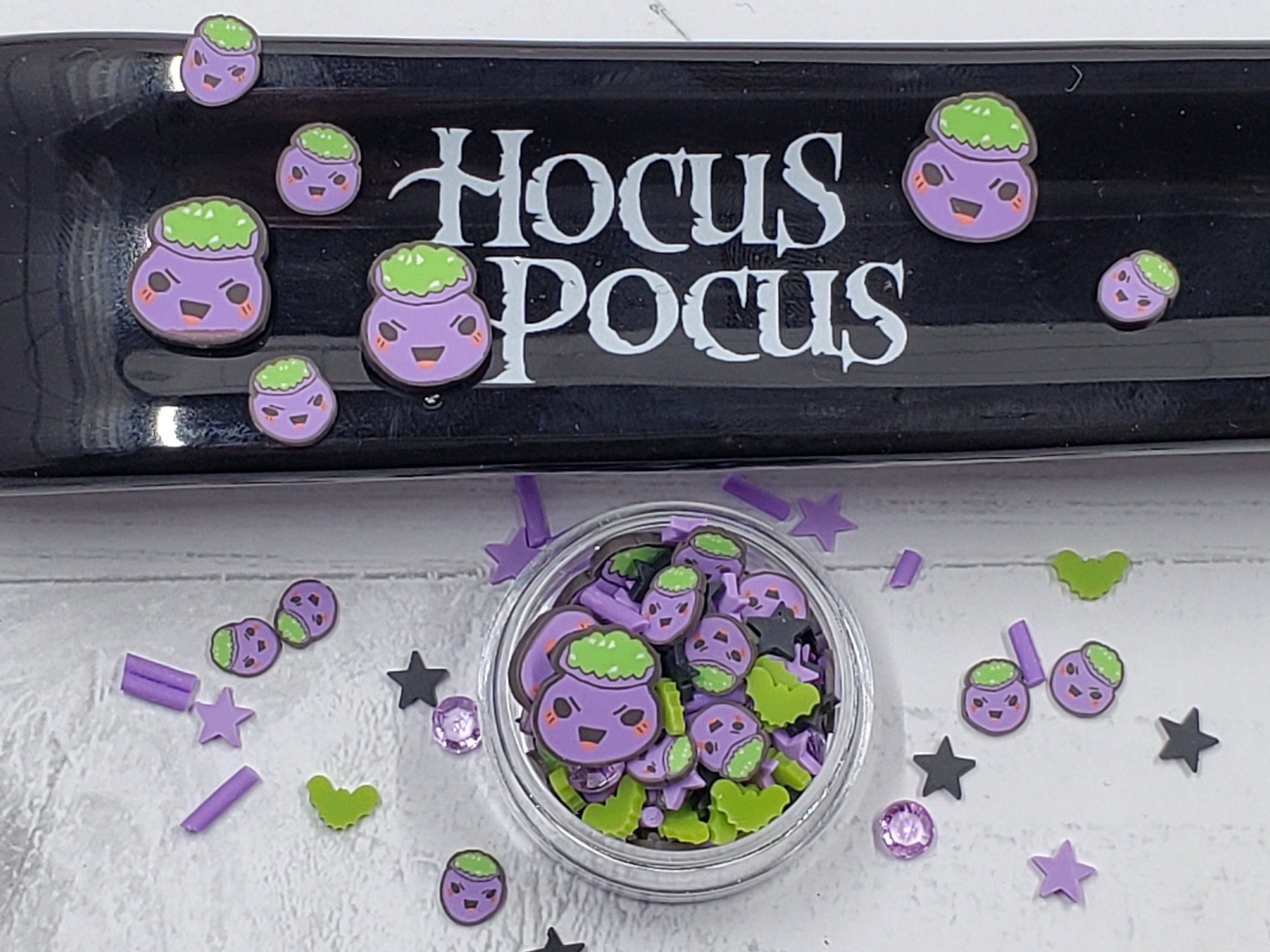 Kawaii Halloween the WITCH'S CUTEST CAULDRON Mix Polymer - Etsy