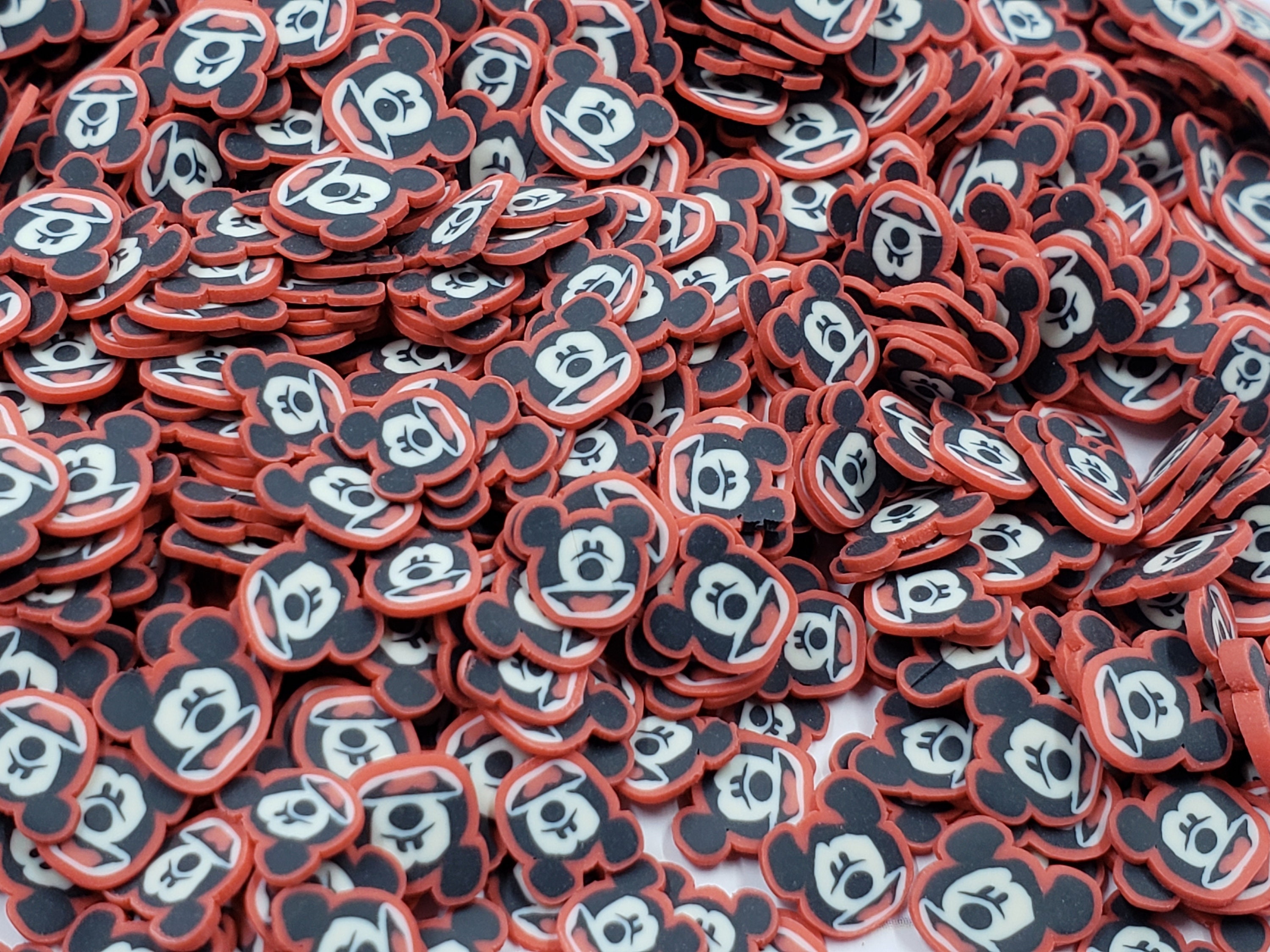 Adorable KAWAII MICKEY's FACE Sprinkles Polymer Clay Fake | Etsy