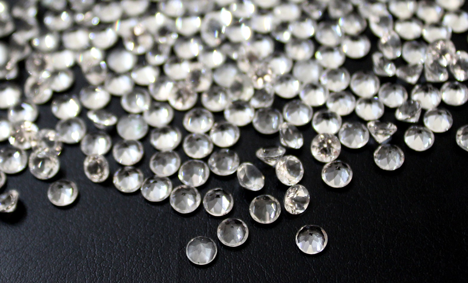 1MM White Topaz Round Gemstone Natural White Topaz Round - Etsy