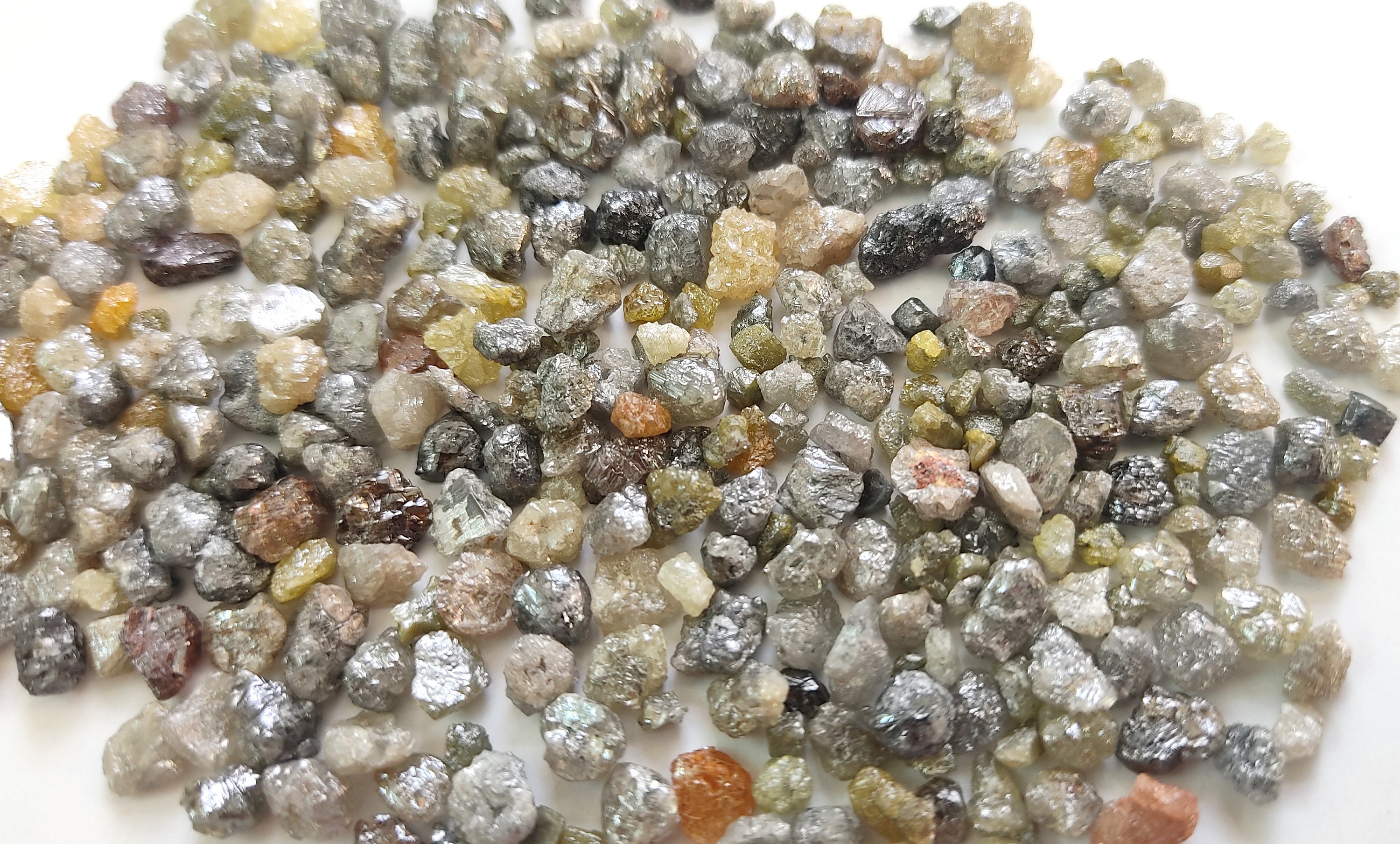 Natural Raw Diamond Rough Loose Mix Color Diamond Rough for - Etsy