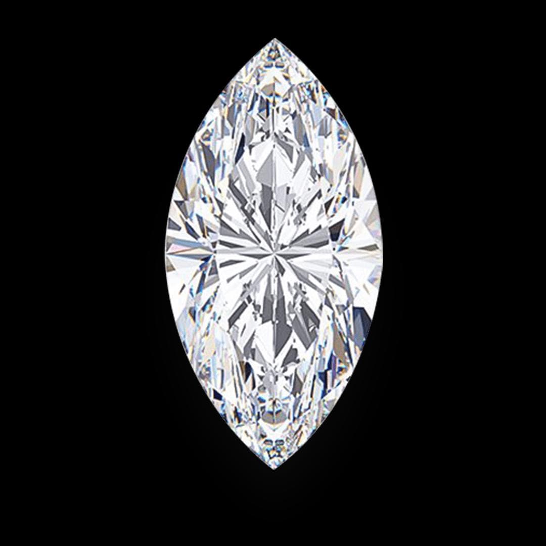 CVD Diamond Marquise 2.5x5mm Marquise Cut - VVSI Clarity EF Color Lab ...