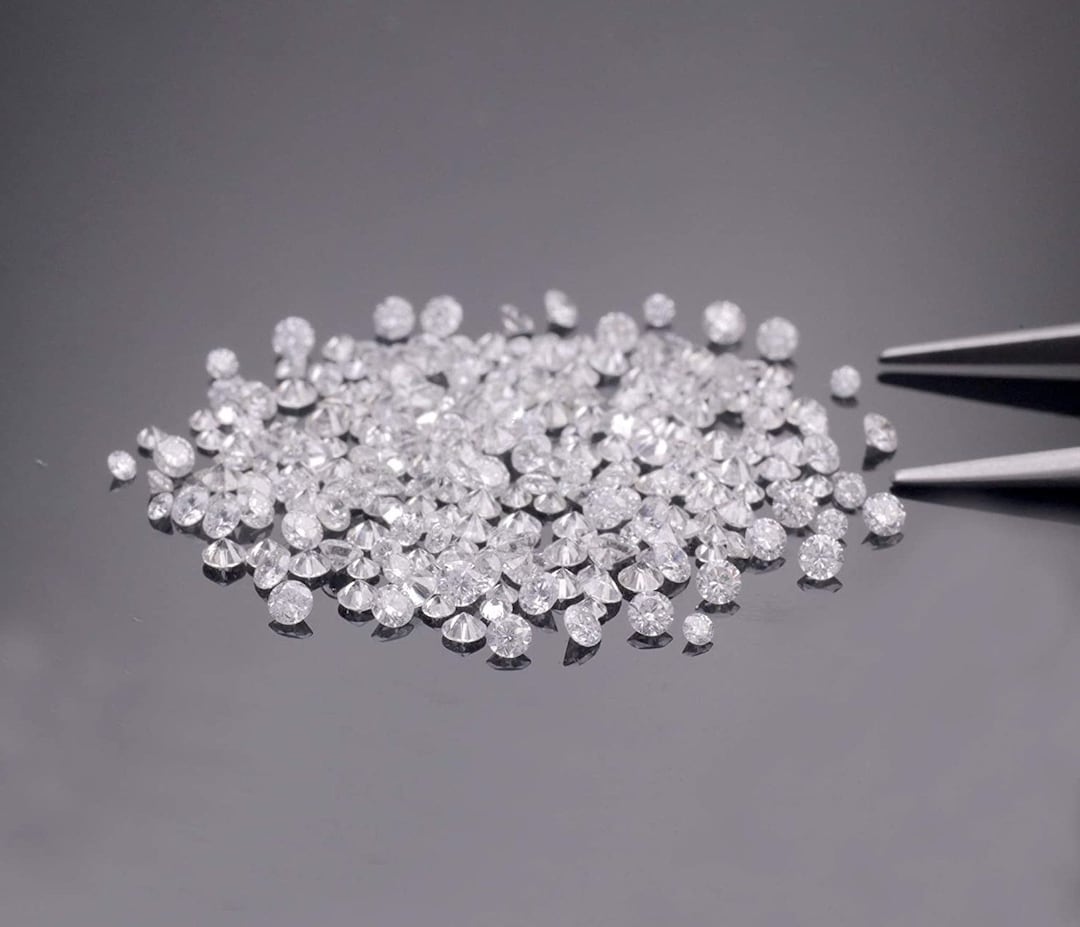 1MM Diamond Round Brilliant Cut Loose Gemstone- Loose White Diamond ...