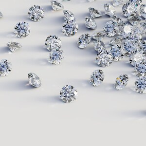 2MM Diamond Round Brilliant Cut Loose Gemstone- Loose White Diamond ...