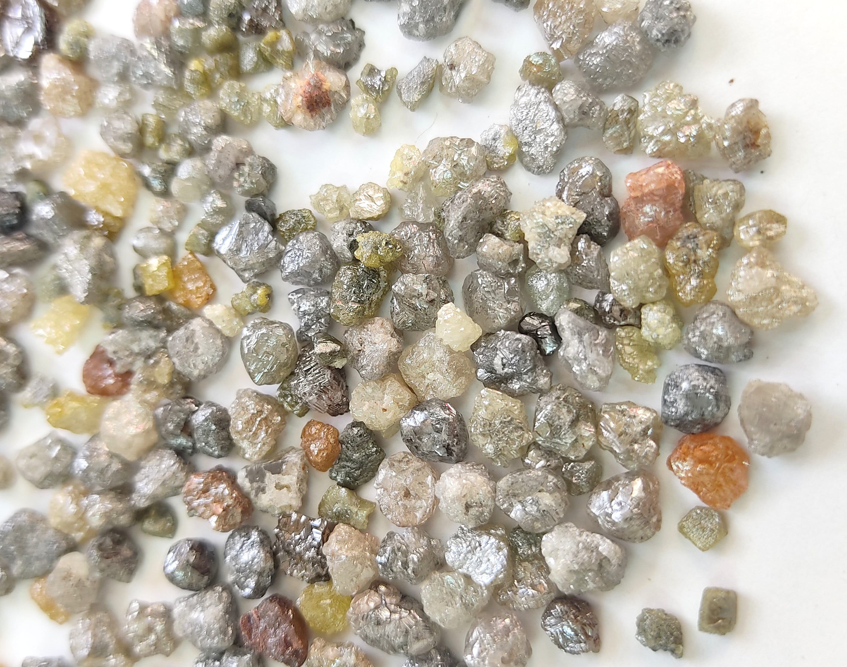Natural Raw Diamond Rough Loose Mix Color Diamond Rough for - Etsy