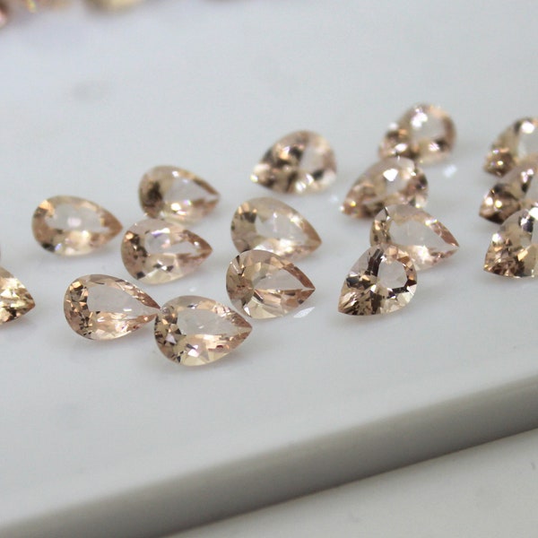 Pear Morganite - Etsy