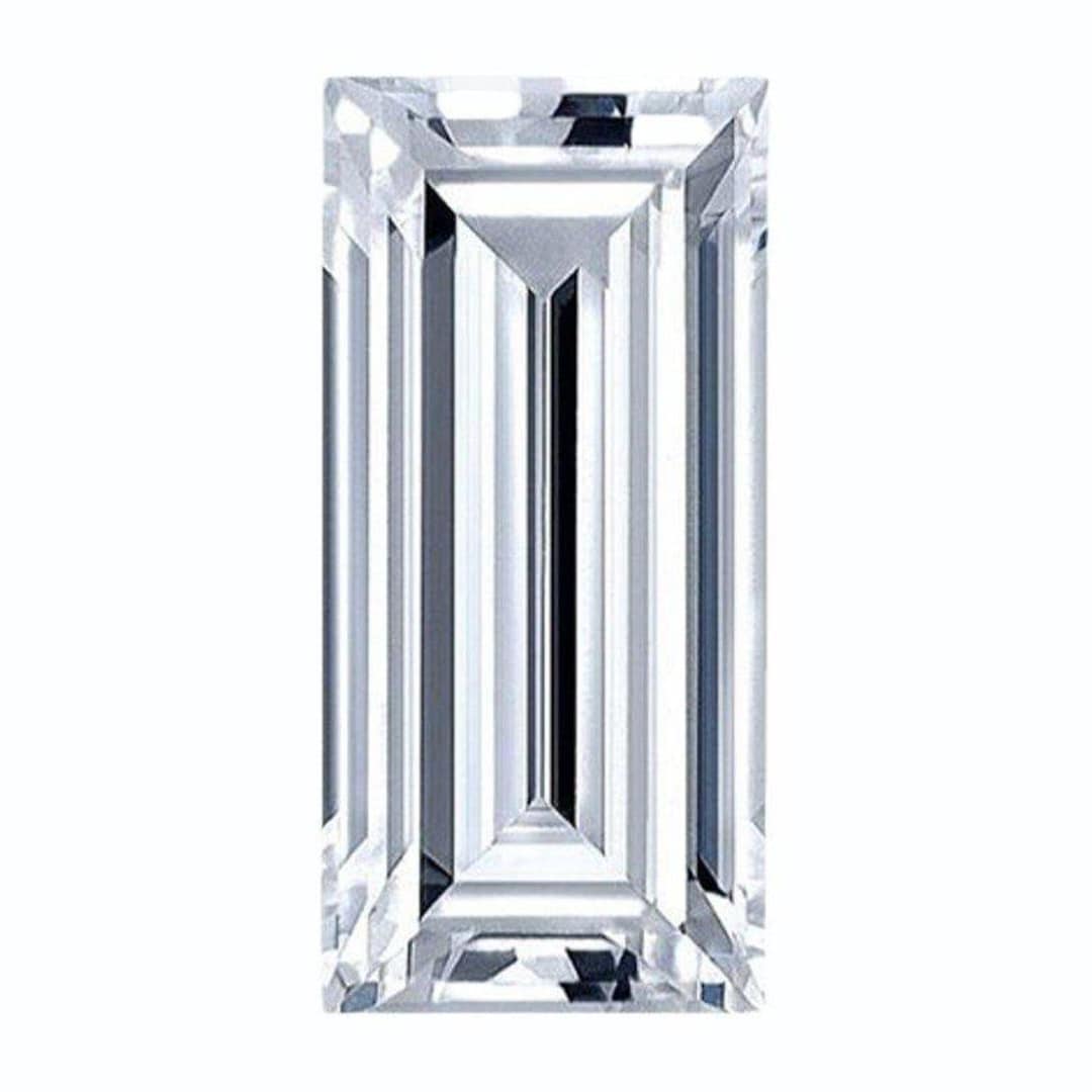 2x4mm White Diamond Baguette Cut Loose Gemstone (EF, VS1-VS2) - Etsy