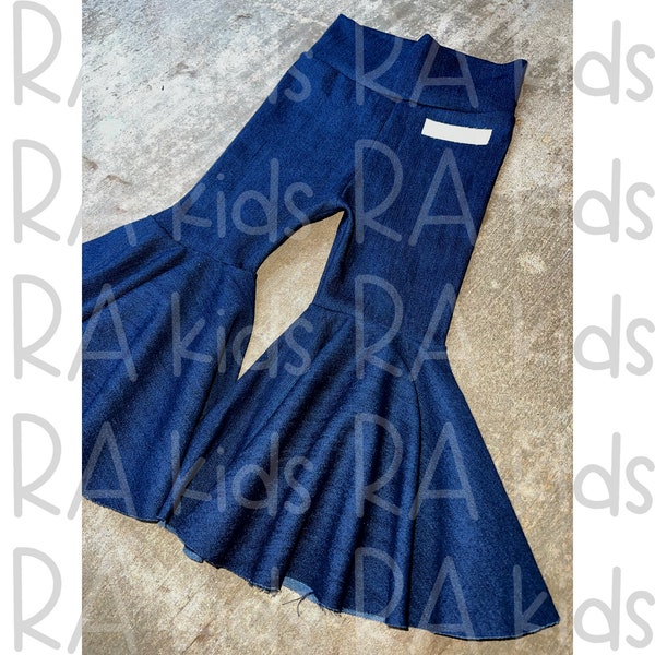 Ruffle Bottom Pants - Etsy