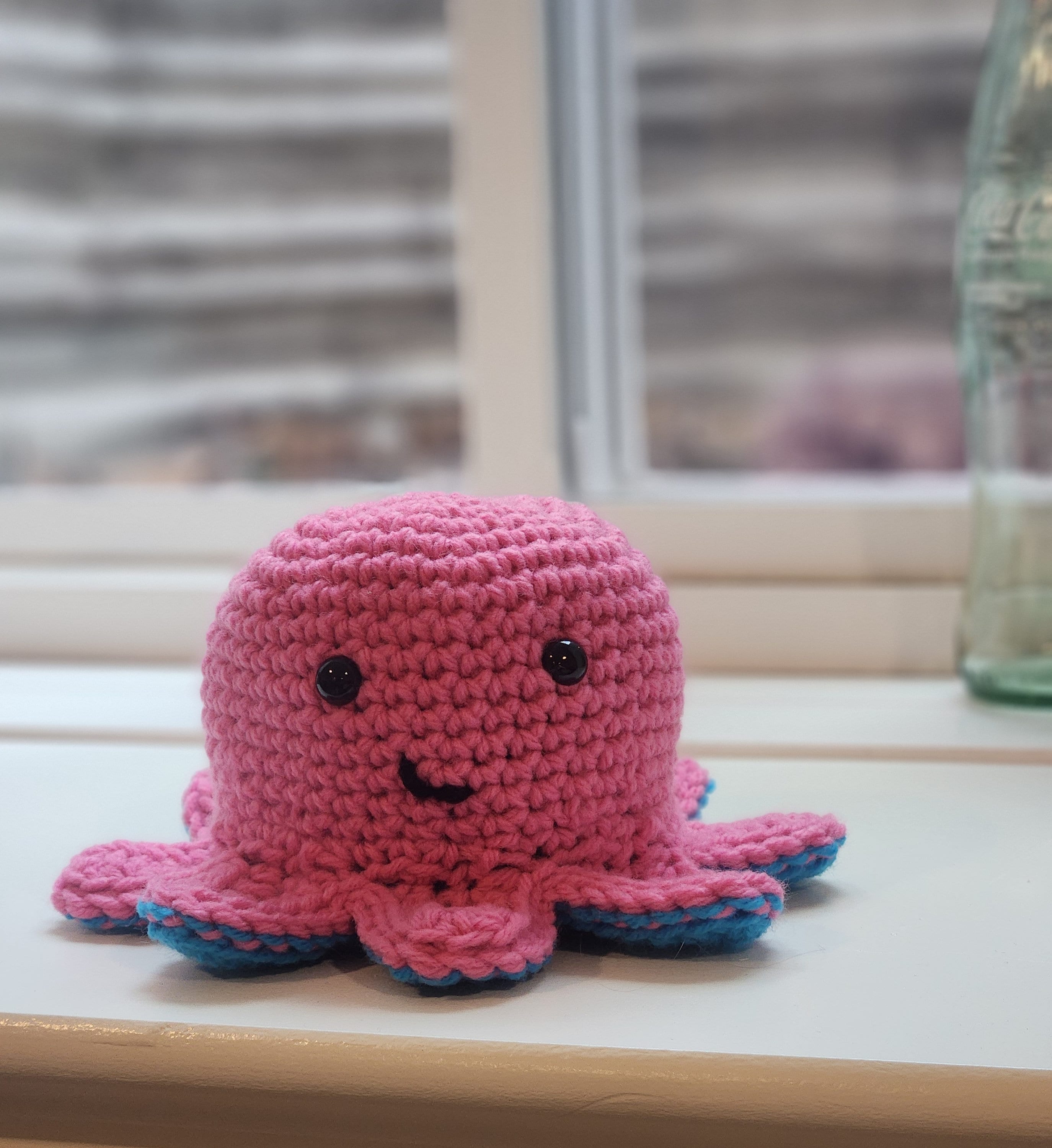Happy/sad Reversible Octopus Toy - Etsy