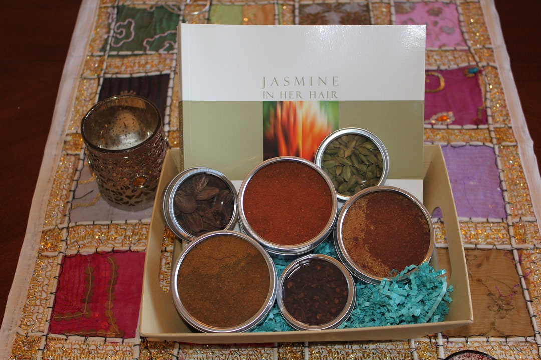 Amazing Cookbook and Spice Set Basket - Etsy