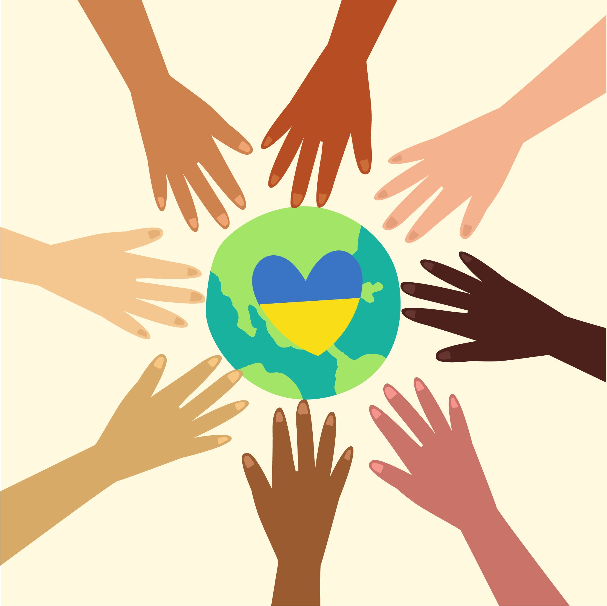 World Support Ukraine SVG Stop War SVG We Stand With Ukraine - Etsy