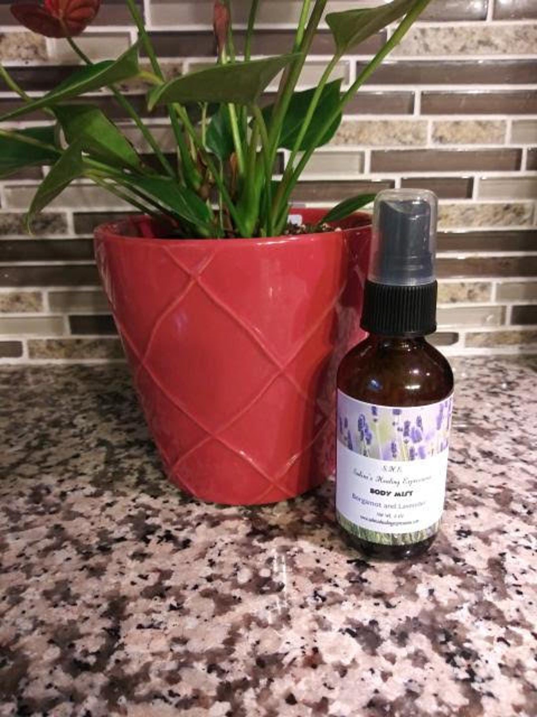 Bergamot and Lavender Natural Body Mist - Etsy