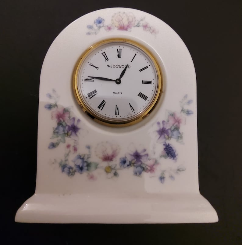 Wedgwood Angela Bone-china Mantle Clock (1980) - Etsy