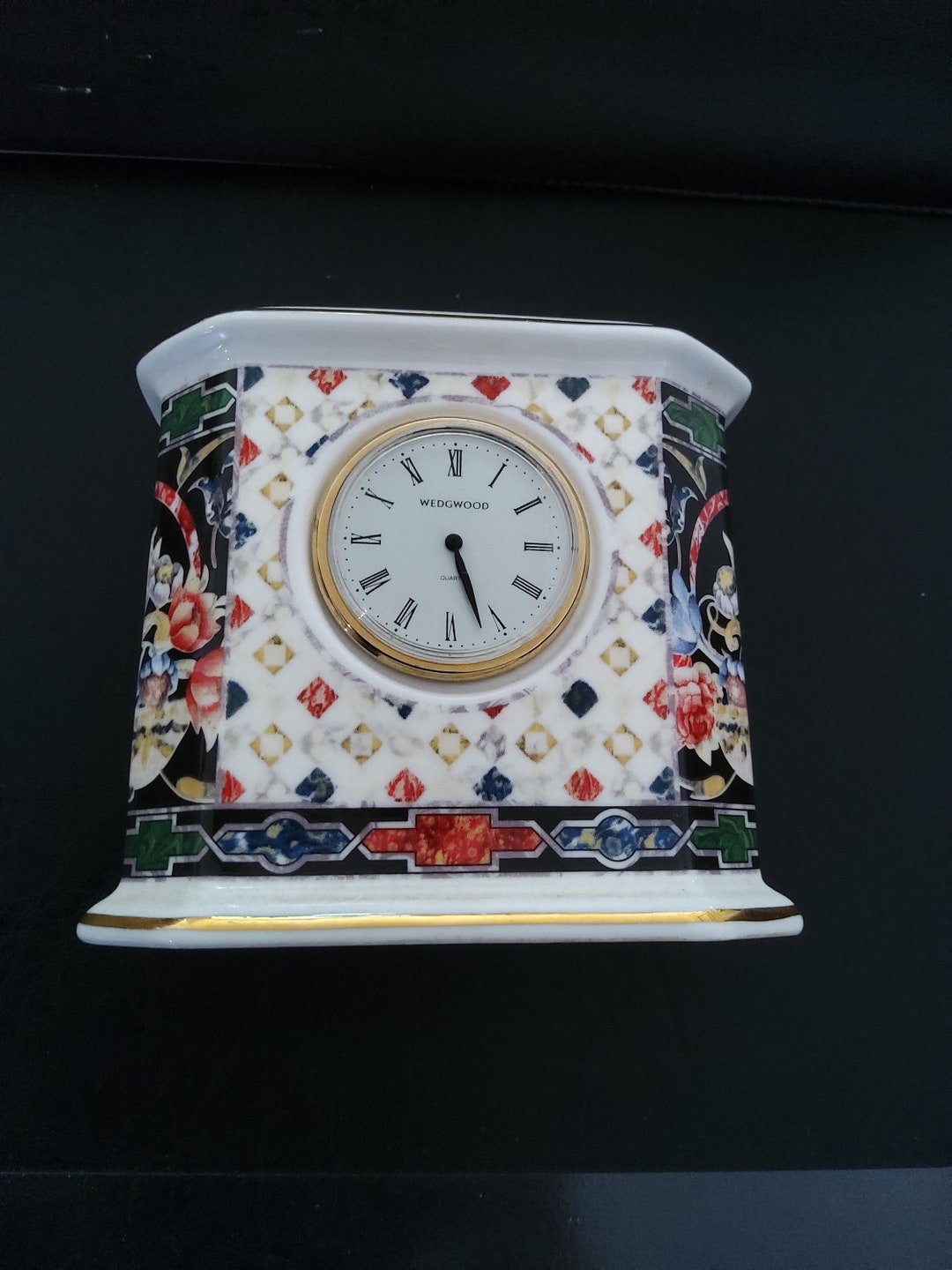 Wedgwood Bone-china Mantle Clock - Etsy