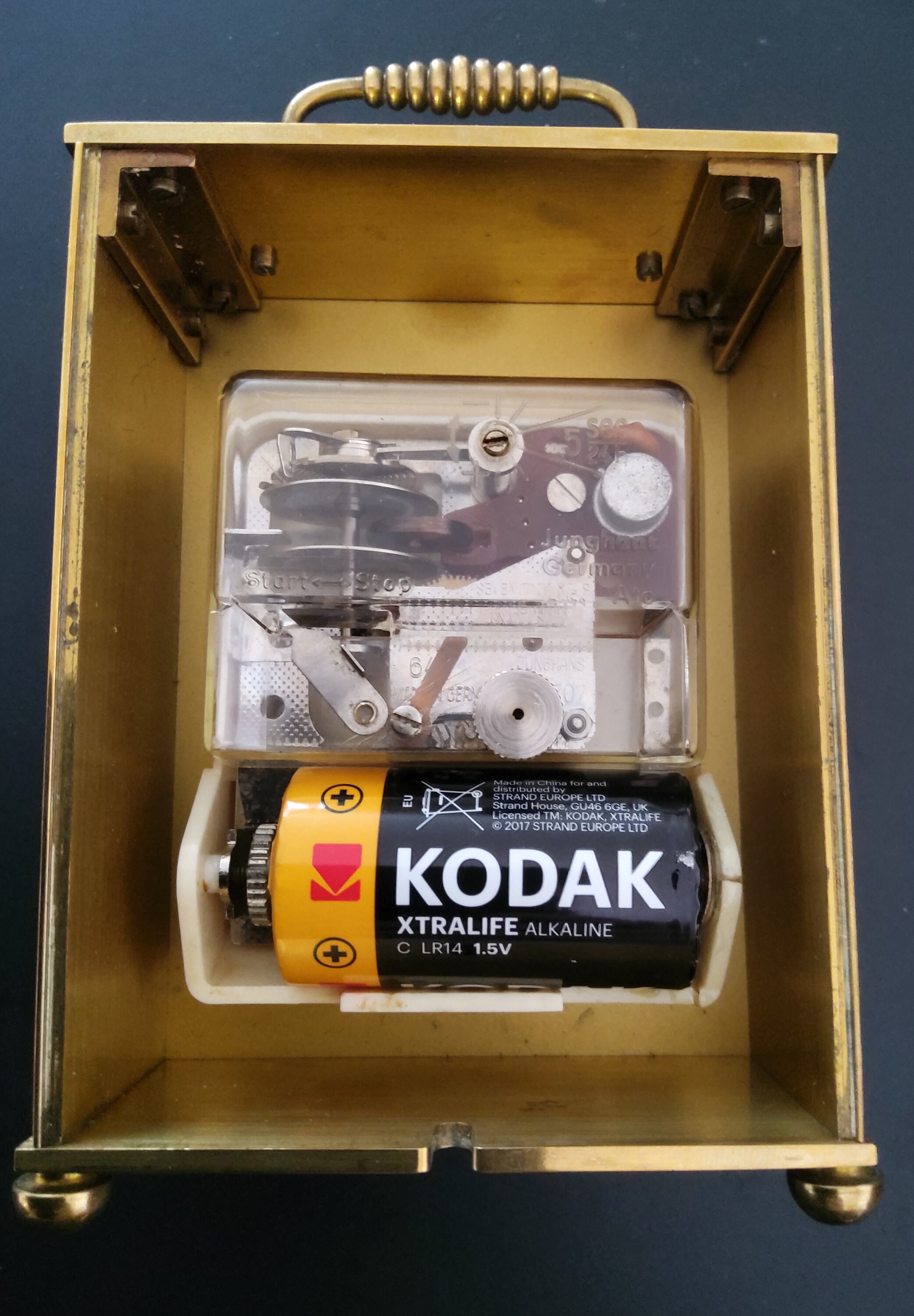 Junghans ATO-MAT Electro-mechanical Carriage Clock. GWO. - Etsy