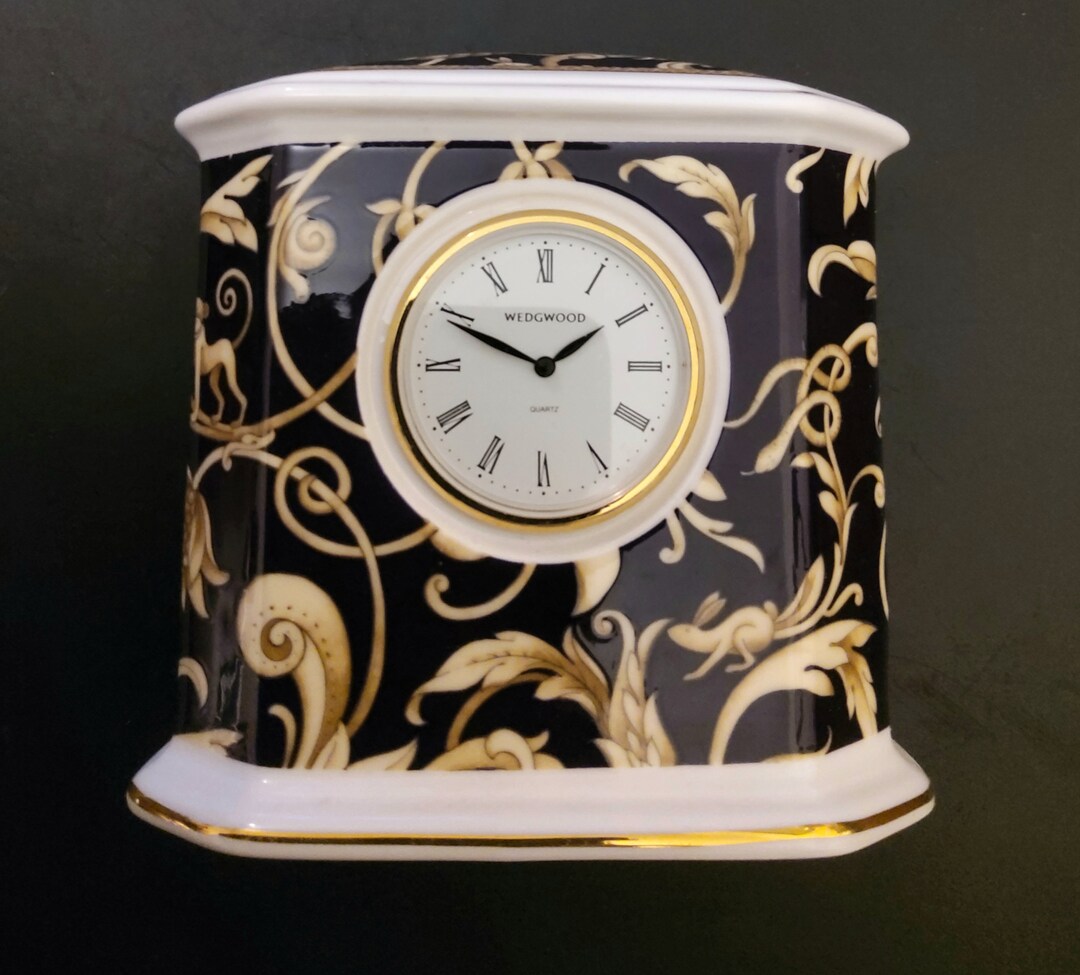 Wedgwood Bone-china Mantle Clock - Etsy