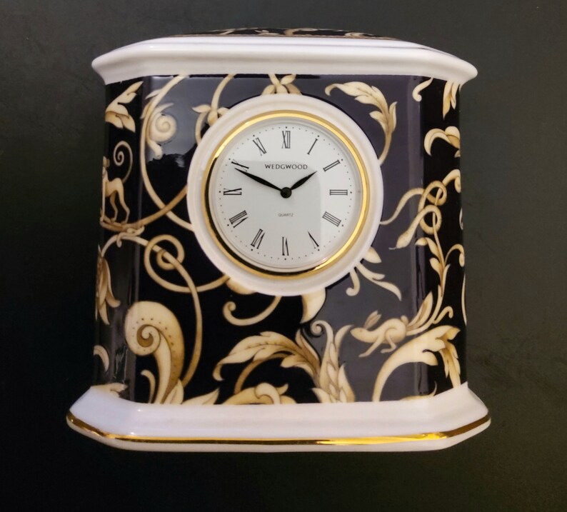 Wedgwood Bone-china Mantle Clock - Etsy