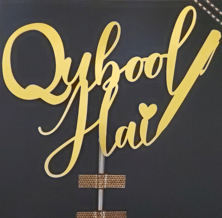 Qubool Hai Cake Topper Nikkah Topper Nikkah Topper Cake | Etsy