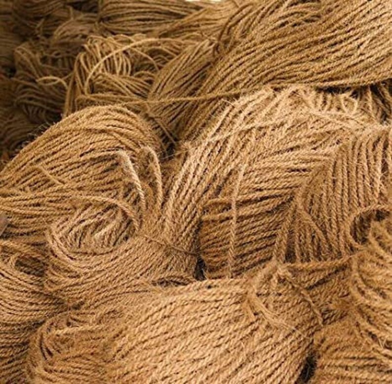 Sri Lankan Handmade Coconut Coir Fiber Rope 15feet /natural Hand Made ...