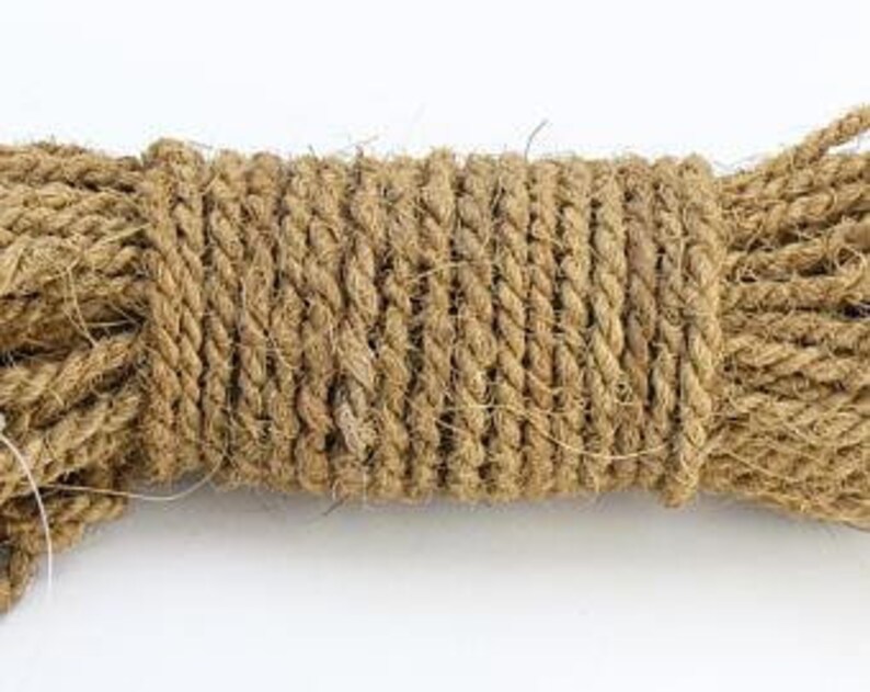 Sri Lankan Handmade Coconut Coir Fiber Rope 60 Feet /natural Hand Made ...